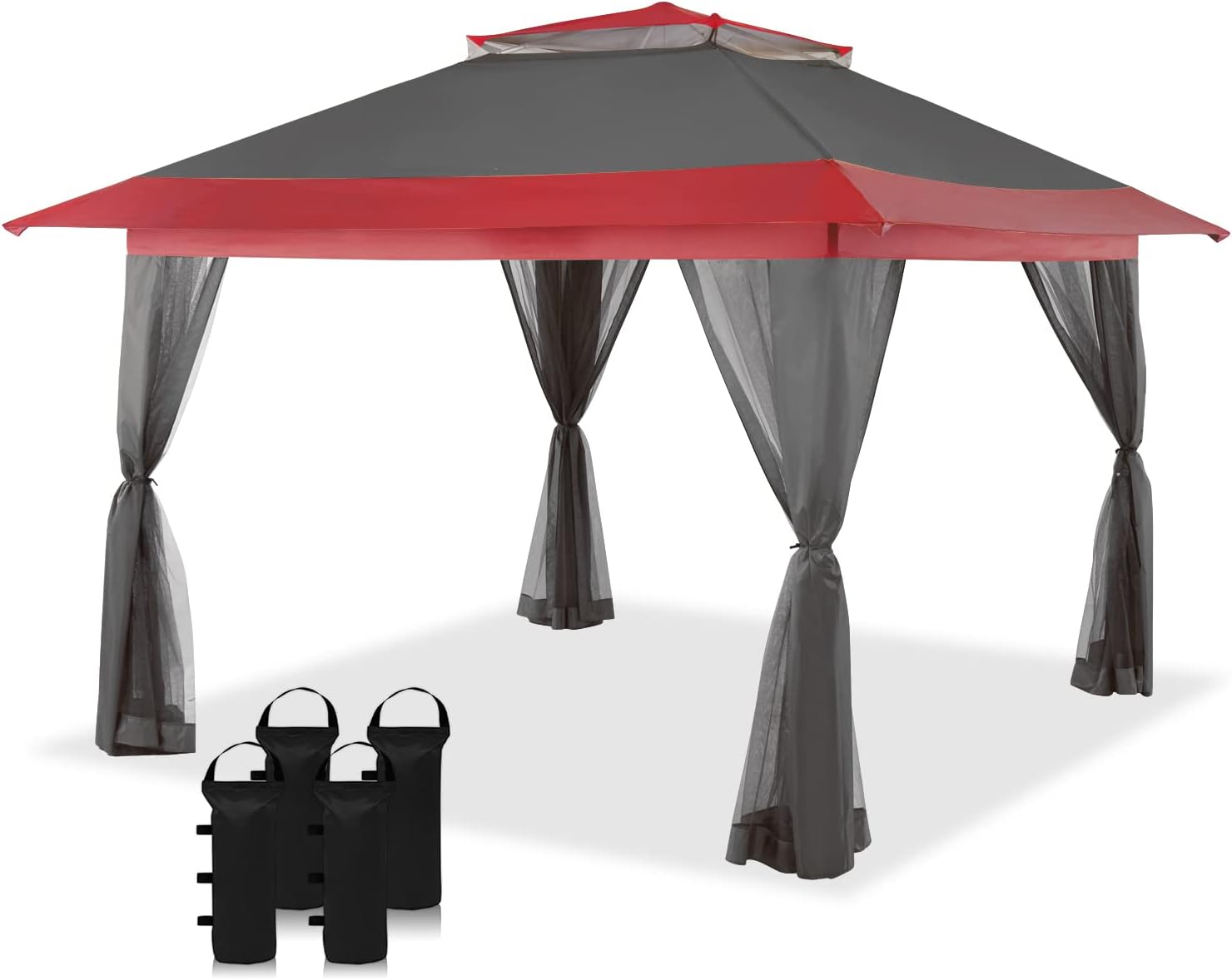Amazon.com : Z-Shade Screen 13' x 13' Instant Gazebo Screenroom (Screen ...