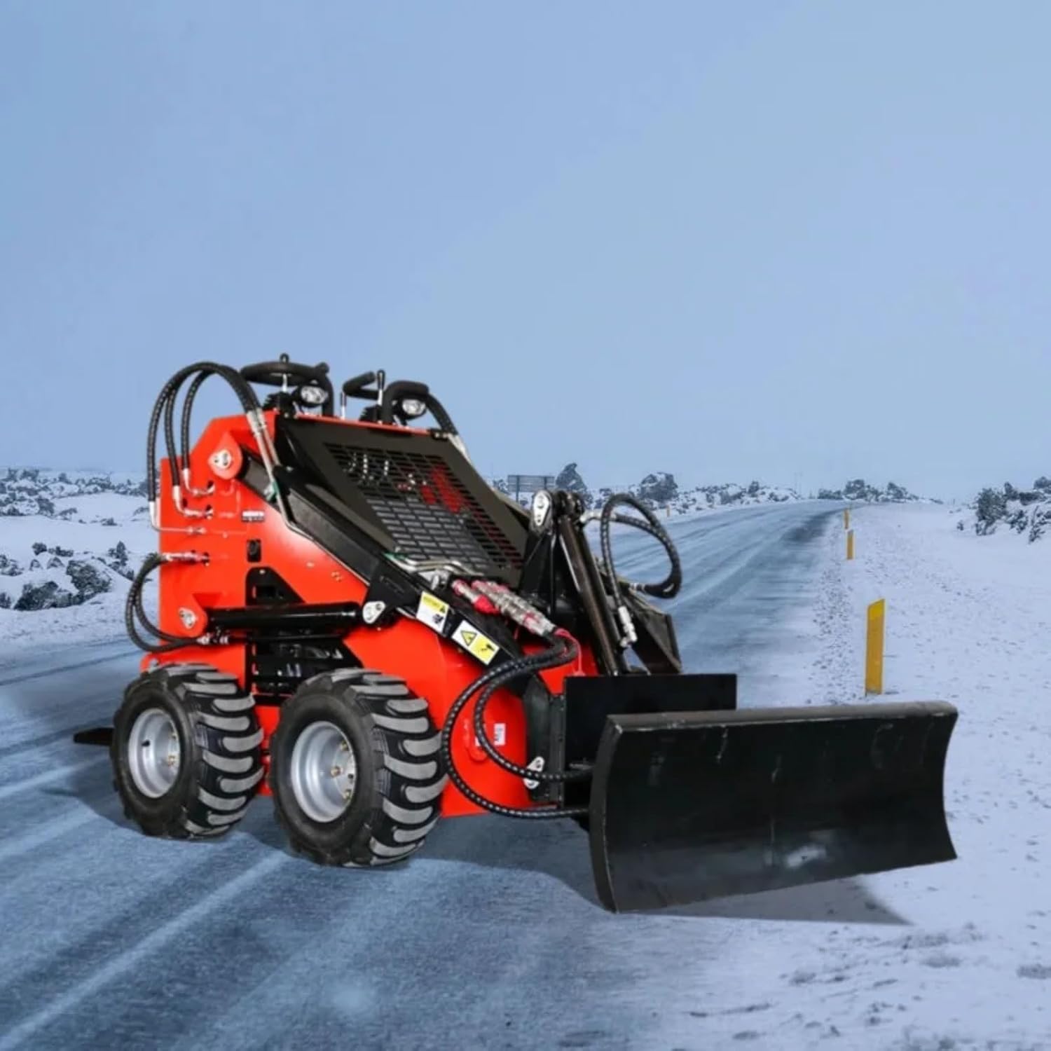 Amazon.com: Pure Electric Stand-On Loader, Mini Skid Steer Loader ...