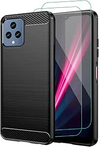 Amazon.com: MLDWH for T-Mobile Revvl 6 6X 5G Case with Screen Protector [2Pack], Flexible Soft ...