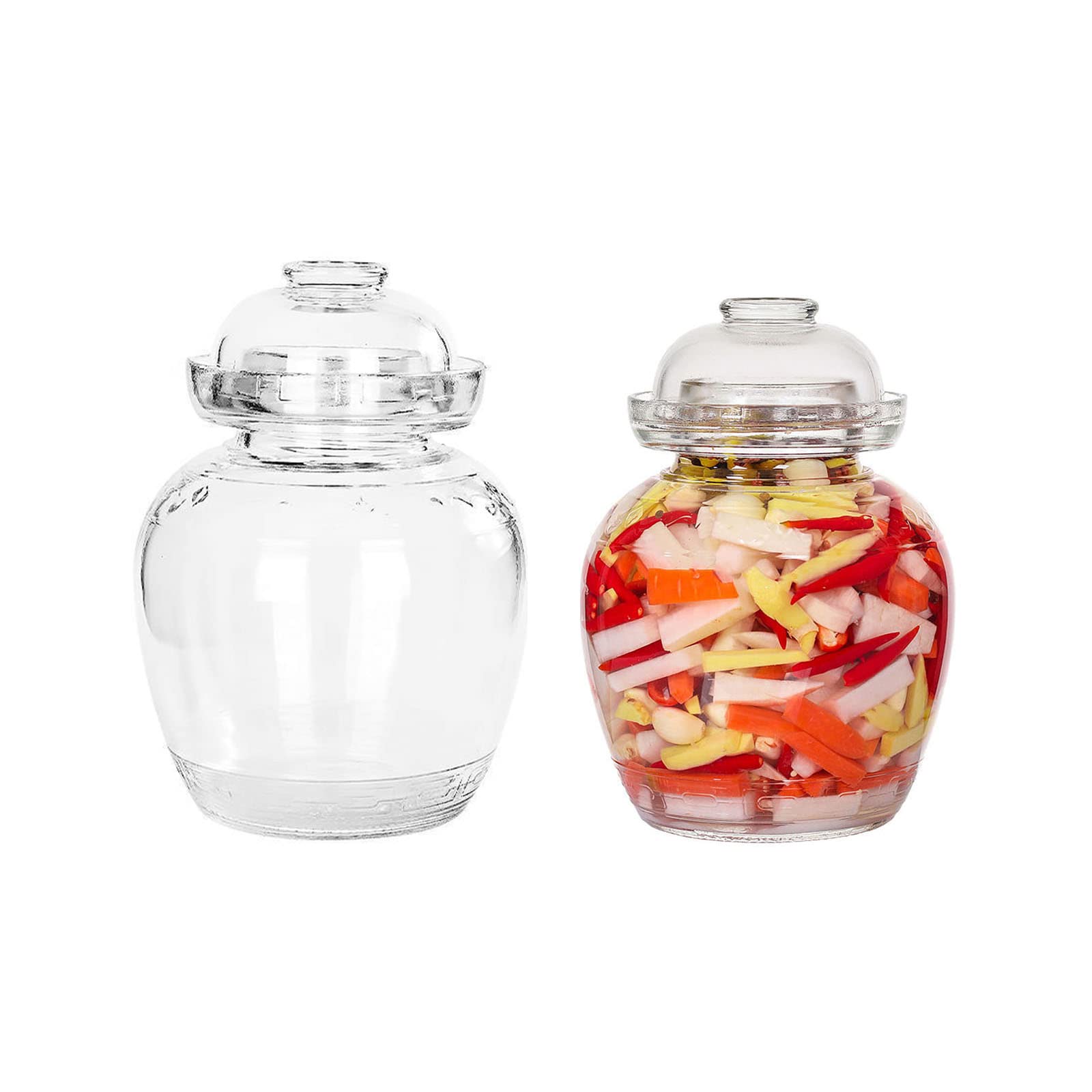 Amazon.com: Aosnttol Pickle Jar Fermentation Jar, Fermentation Kit with ...