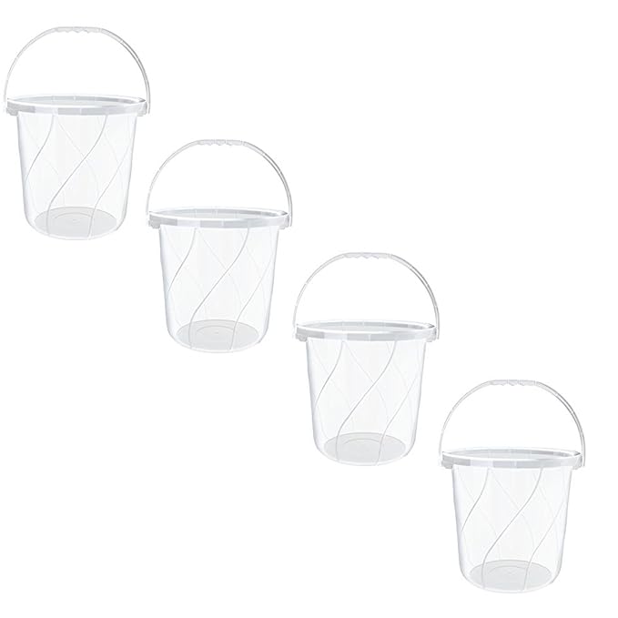 Milton Orbit Bucket Set of 4, 20 LTR, Clear : Amazon.in: Home Improvement