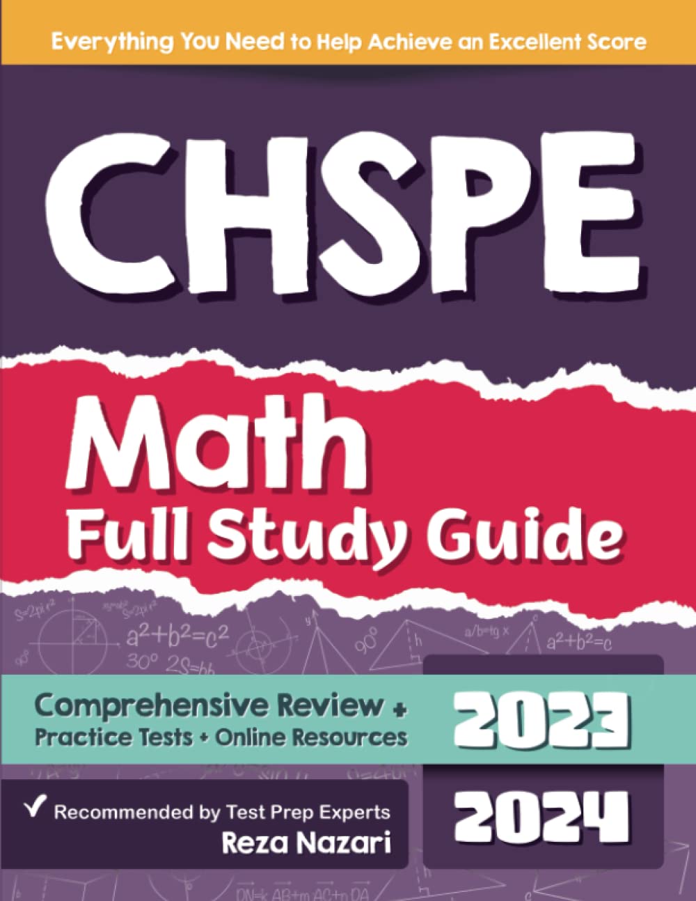 CHSPE Math Full Study Guide: Comprehensive Review + Practice Tests ...