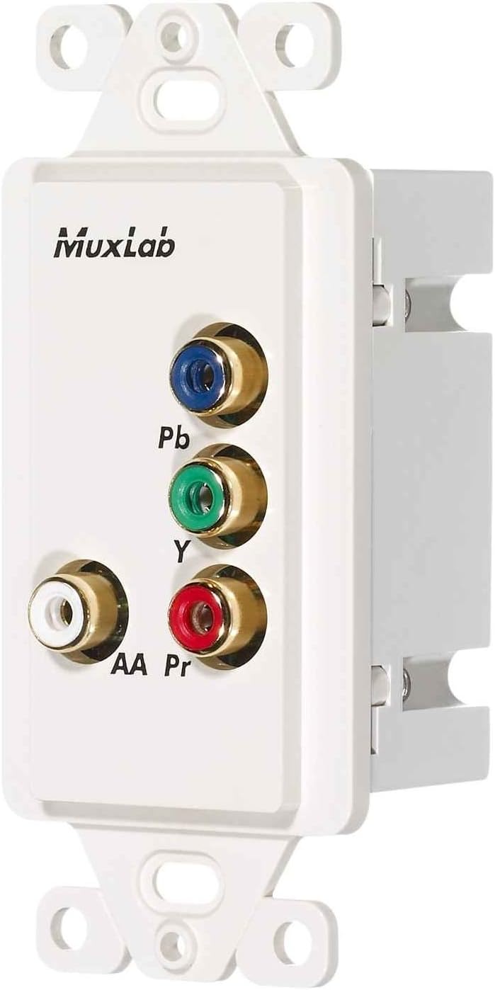 Amazon.com: MuxLab, Inc, 500053-WP-US Component Video/Analog Audio Wall ...