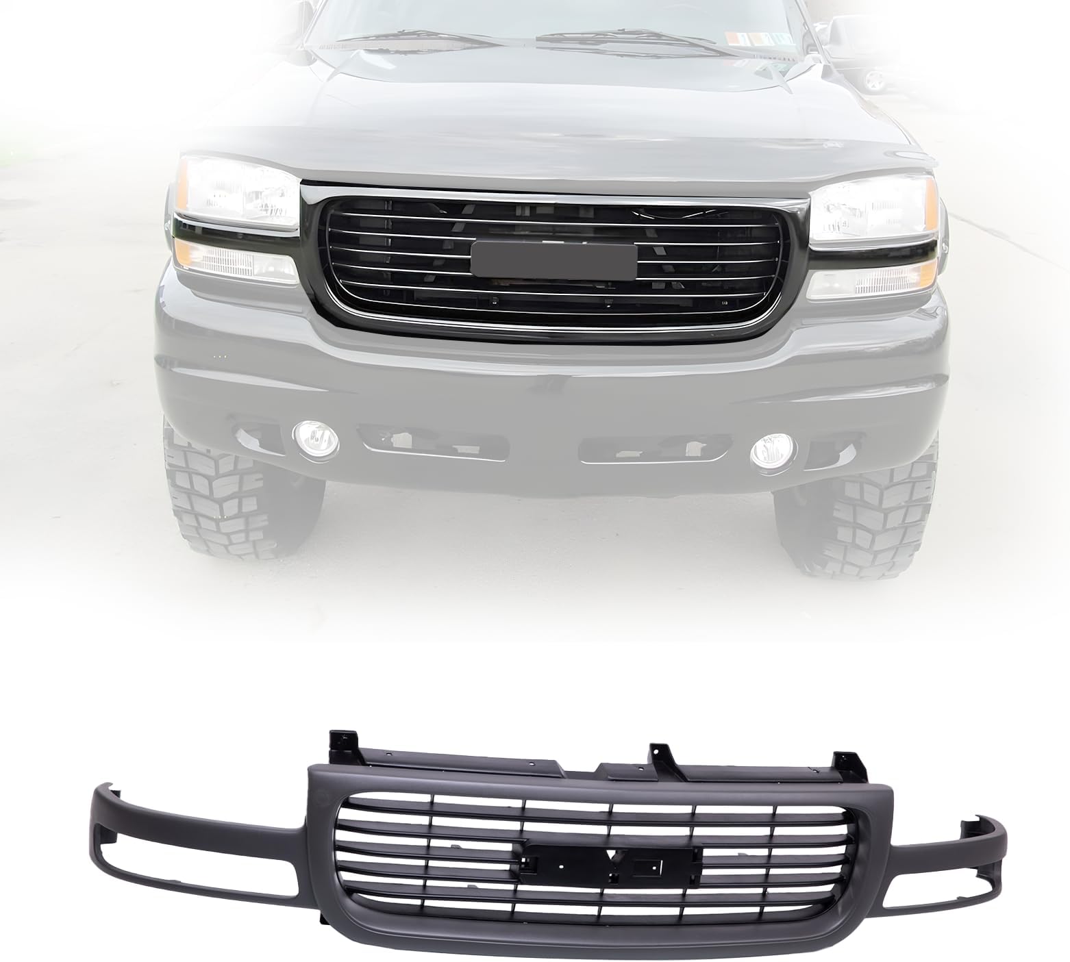 Amazon.com: Titanium Plus Autoparts Front Grill Grille Compatible With ...