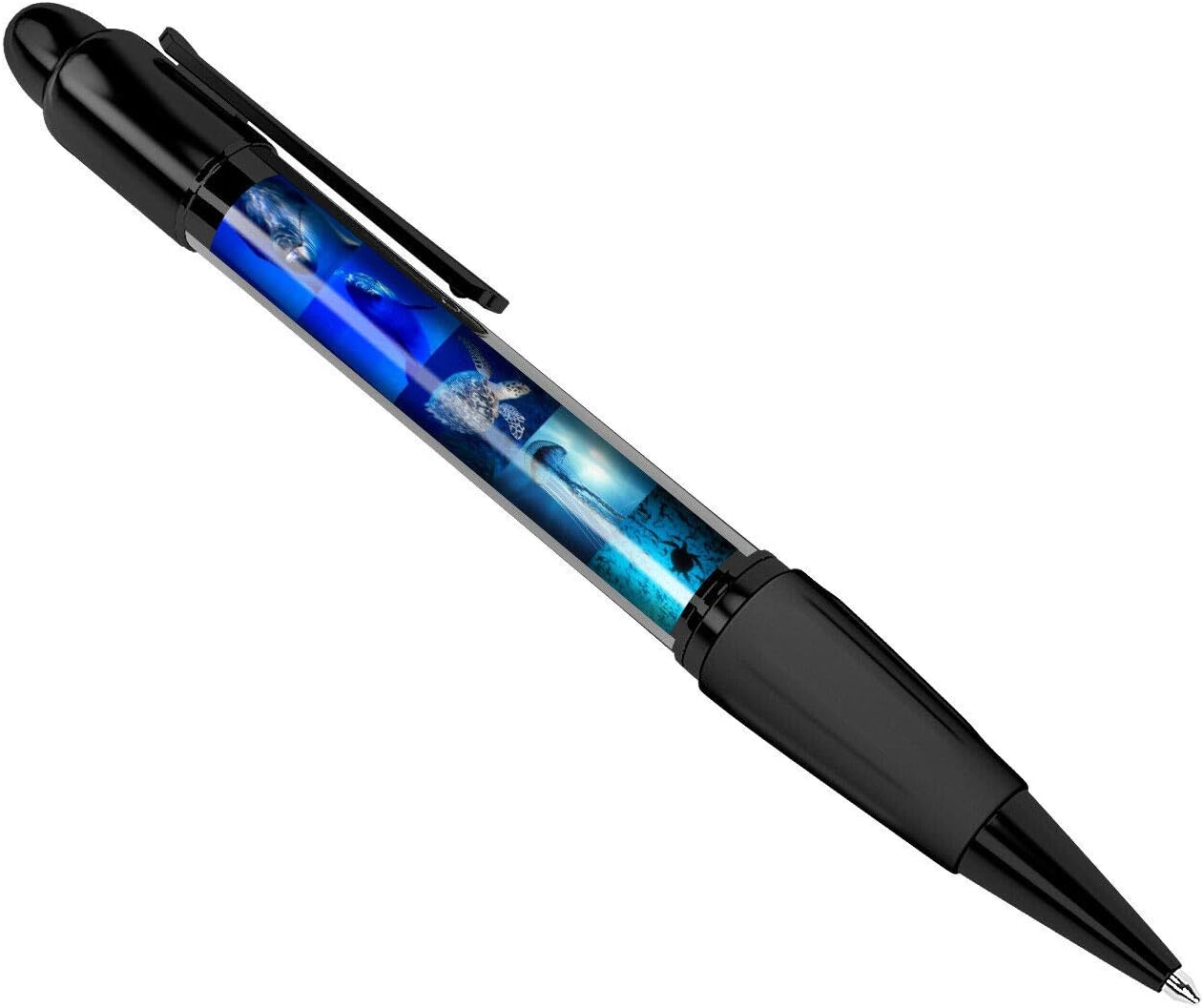 Destination Vinyl Pens Marine Life Collage Ballpoint Pen Shark Turtle ...