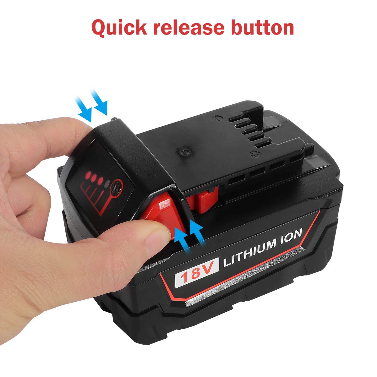 Geelink 2 Pack Lithium ion Battery Replacement for Milwaukee 18V M18 ...