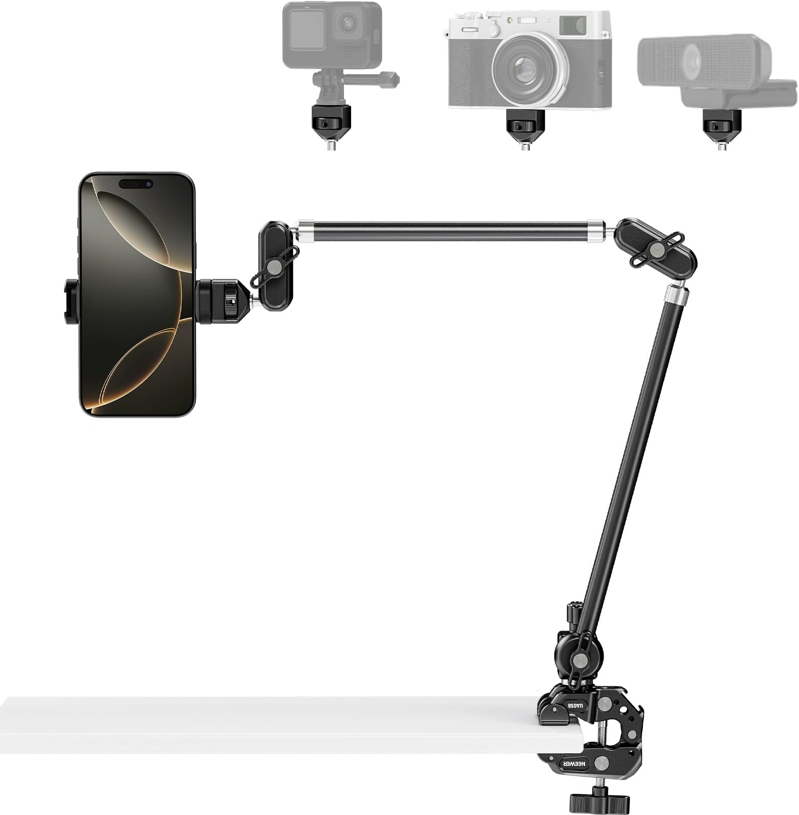 Amazon.com: GOINWAVE Magic Arm with Clamp, Long Articulating Arm Camera ...