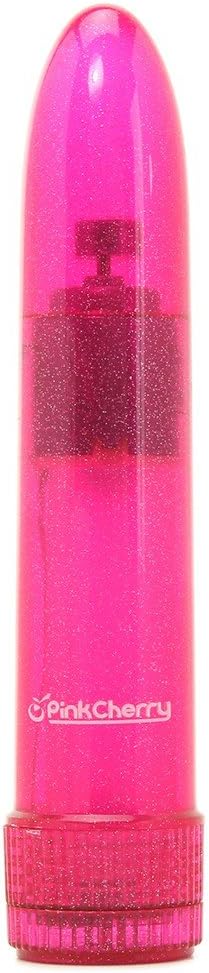 Amazon.com: PinkCherry Sparkle Vibrator in Pink Glitter - Multi-Speed ...