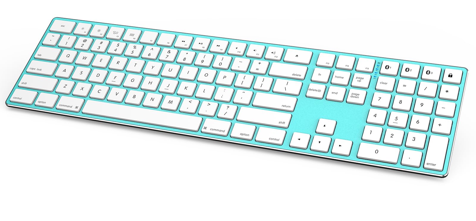 Amazon.com: JOYACCESS Bluetooth Multi-Device Wireless Slim Quiet QWERTY ...