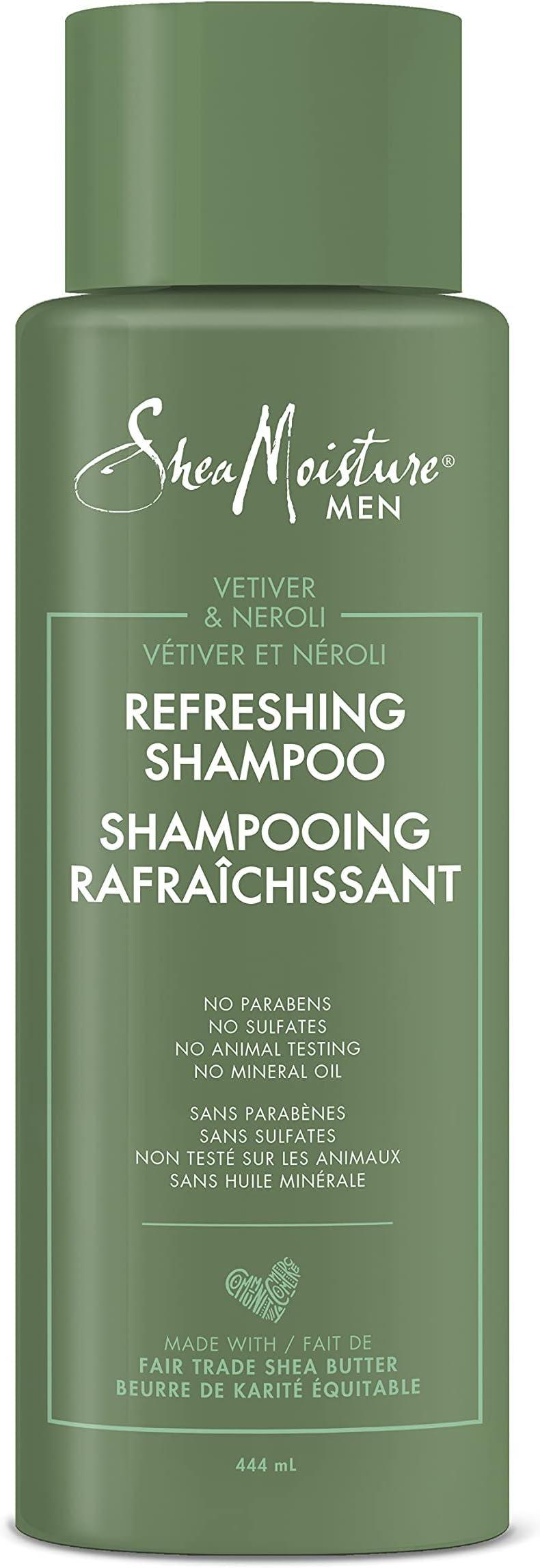 Amazon.com : SHEA MOISTURE Men's Shea Refreshing Shampoo, 15 FZ ...