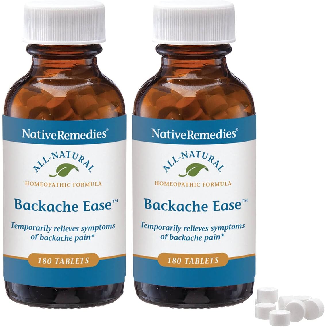 Amazon.com: NativeRemedies Backache Ease Tablets 2 Pack : Health ...