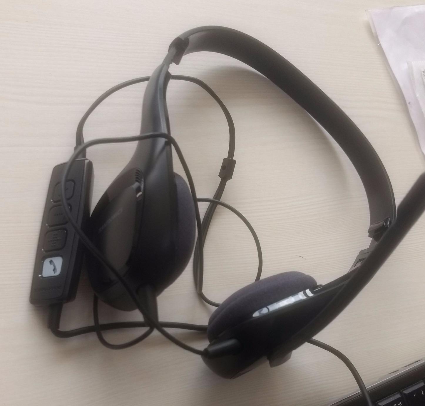 Amazon.in: Buy Plantronics Audio 628 USB Overhead Stereo Headset (Black ...