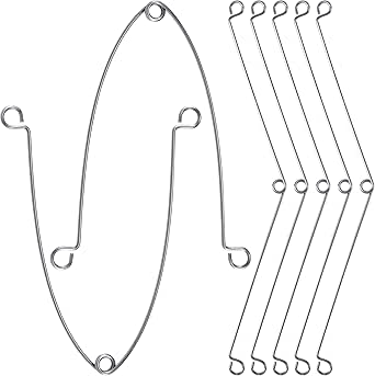 AINCIRS 7 Pcs Recessed Lighting Spring Clips, Metal Torsion Spring Clip ...