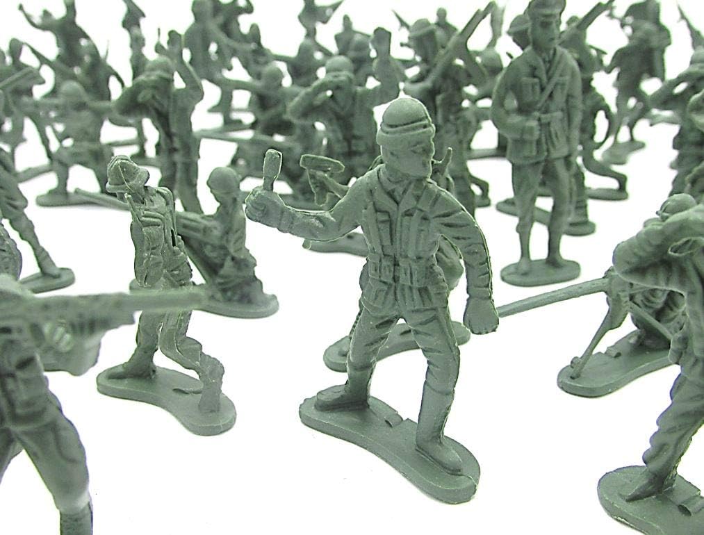 Amazon.com: Dazzling Toys Miniature Toy Soldier Figurines 144 Count ...