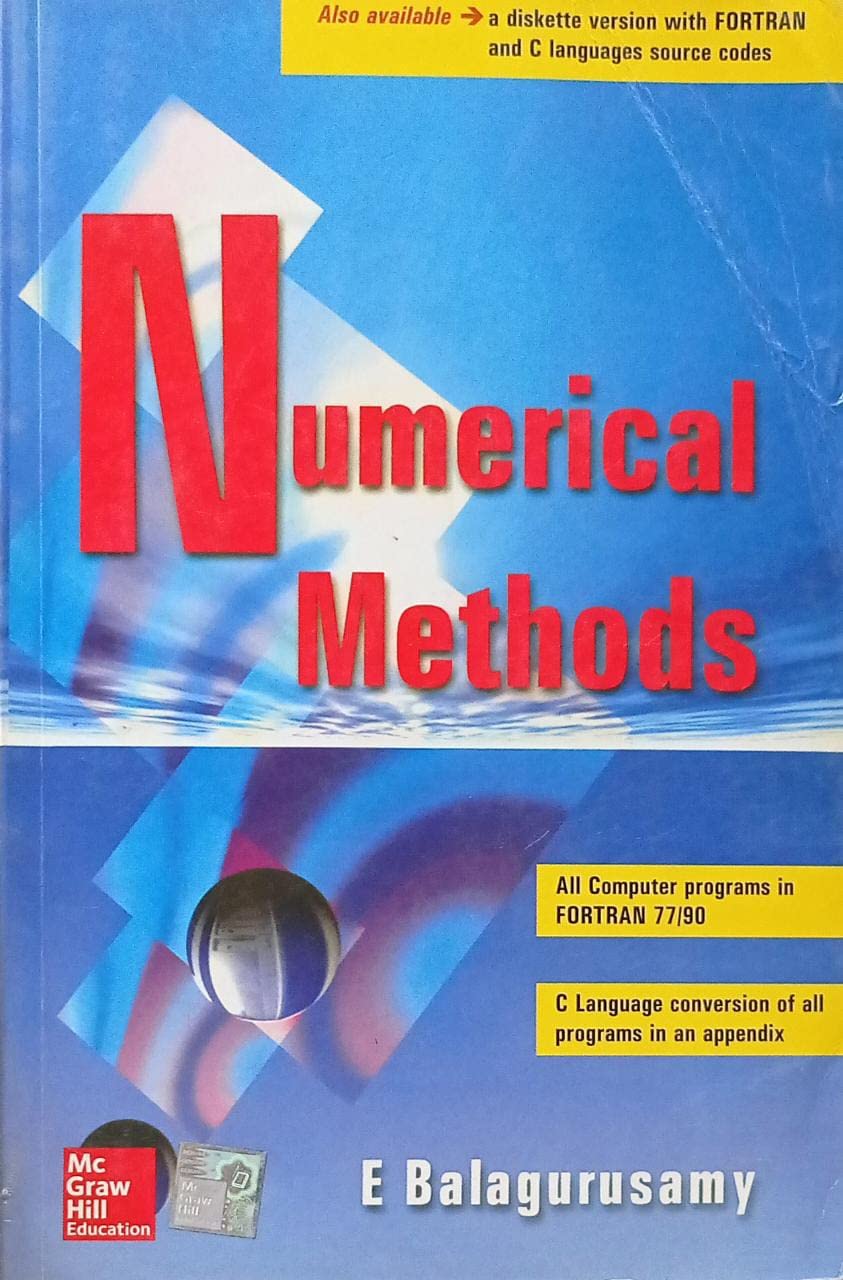 Amazon.in: Buy Numerical Methods By E Balagurusamy SECOND HAND BOOK ...
