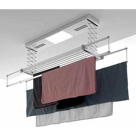 foxydry Mini, Ceiling Mounted Pulley Clothes Airer, Clothes Drying Rack ...