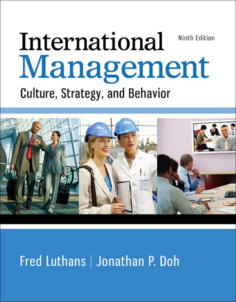 International Management: Culture, Strategy, and Behavior: Luthans ...