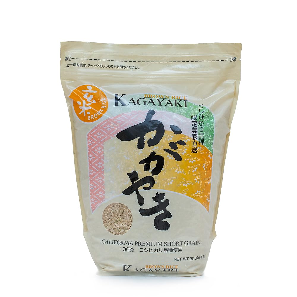 Amazon.com : Kagayaki Brown Rice | California Short Grain | Rich in ...