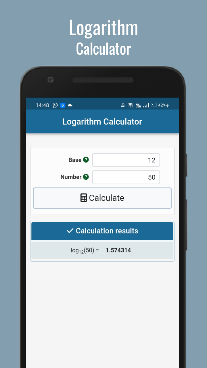 Logarithm Calculator:Amazon.com:Appstore for Android