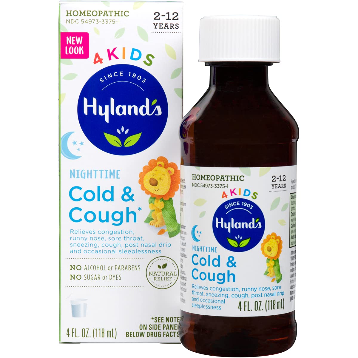 Buy Hyland's Cold Medicine for Kids Ages 2+ by Hylands, Cold and Cough ...