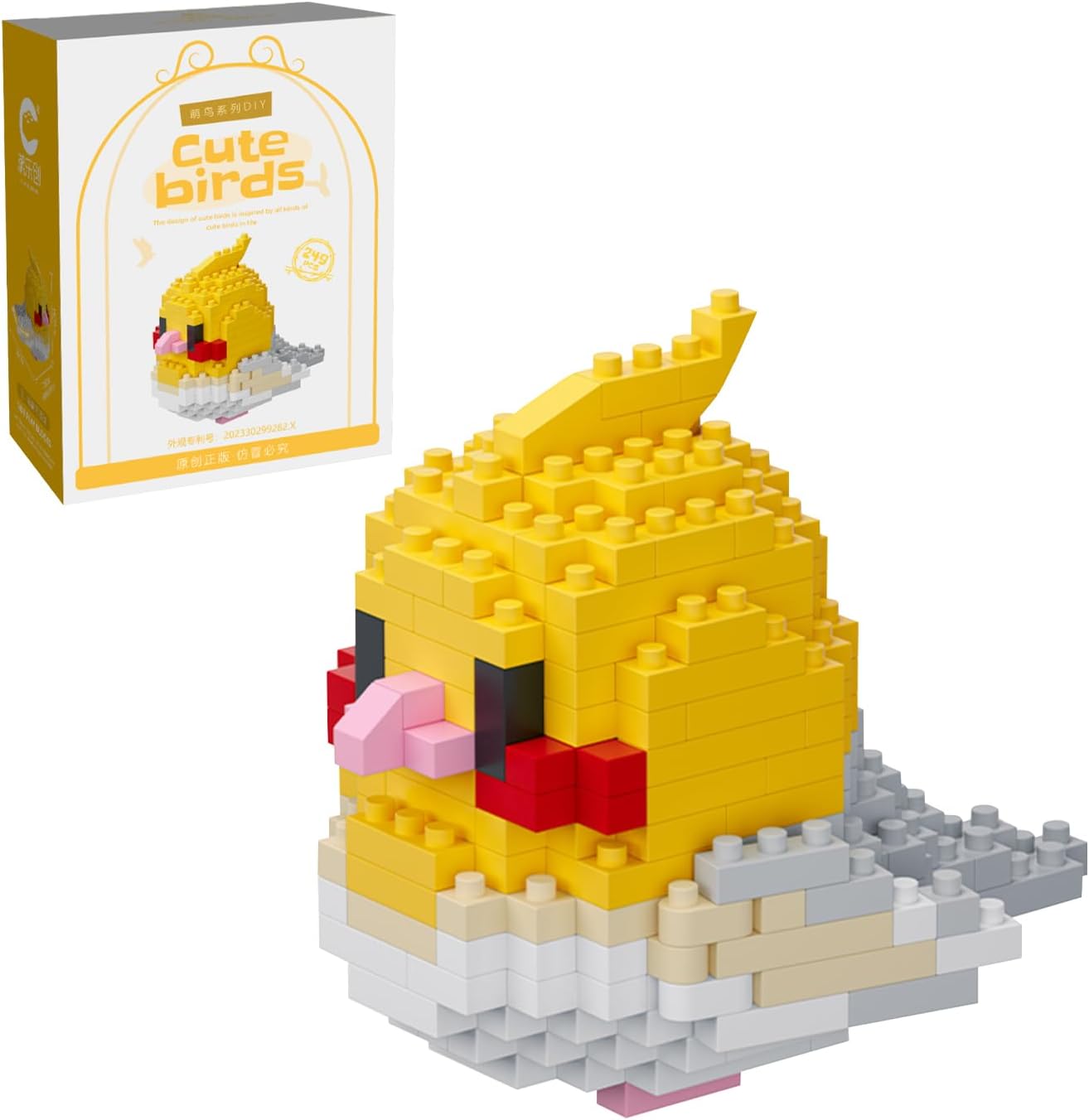 Amazon.com: Parrot Micro Building Bricks Kits, Cute Bird Mini Building ...