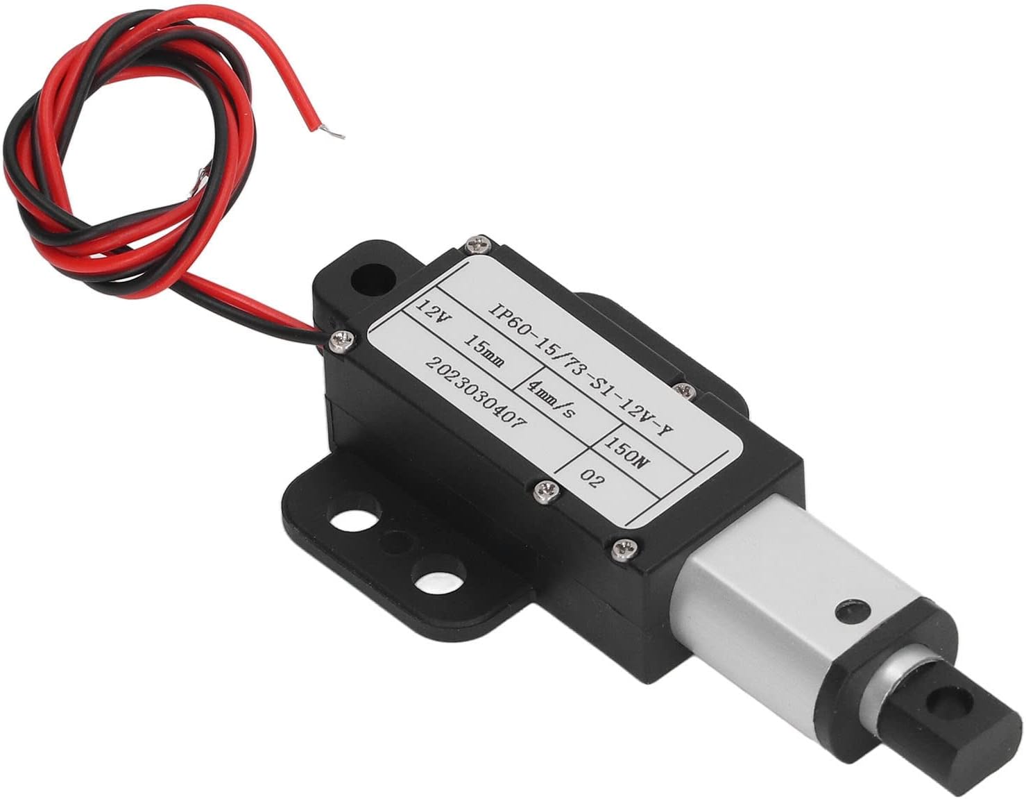 Mini Electric Linear Actuator, 12V 15mm Stroke Micro Linear Actuator ...