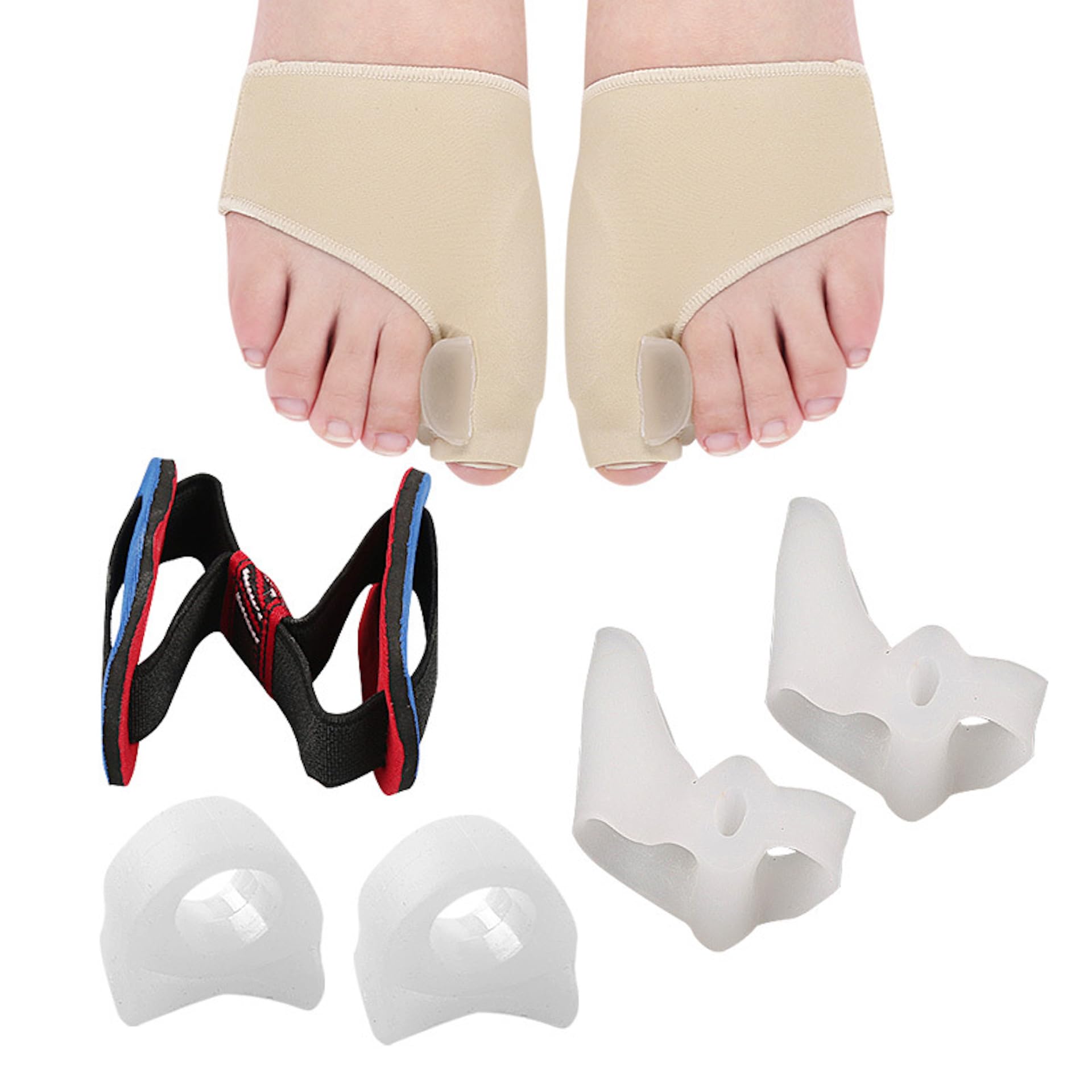 Amazon.com: 7pcs Bunion Corrector for Women & Men - Bunion Relief Kit ...