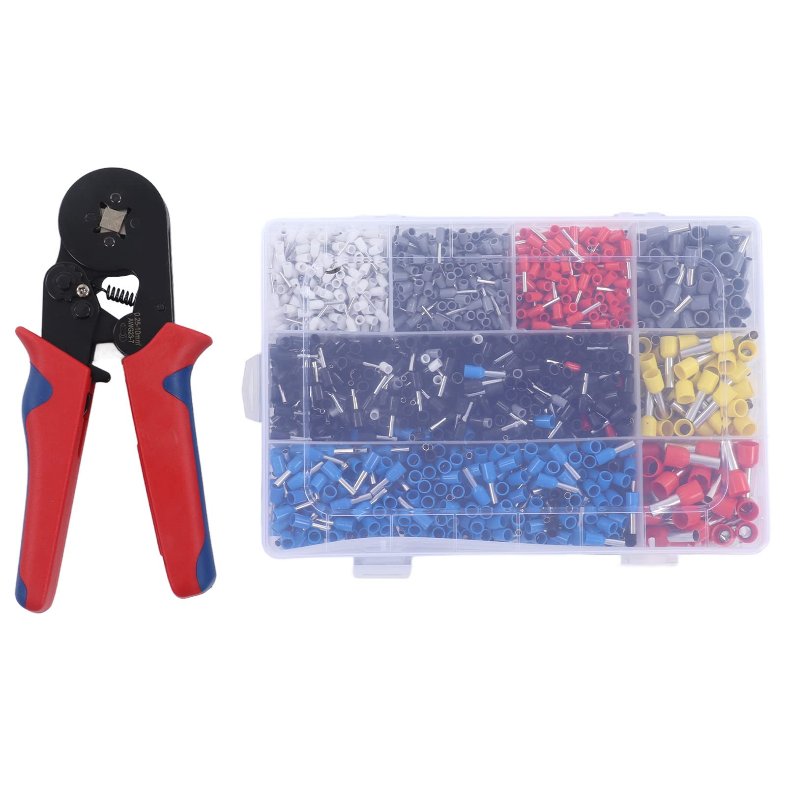 Buy Ferrule Crimping Tool Kit, Self-Adjustable Ratchet Ferrule Crimper ...