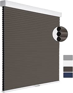 Cordless Cellular Shades 100% Blackout Honeycomb Shades for Windows ...
