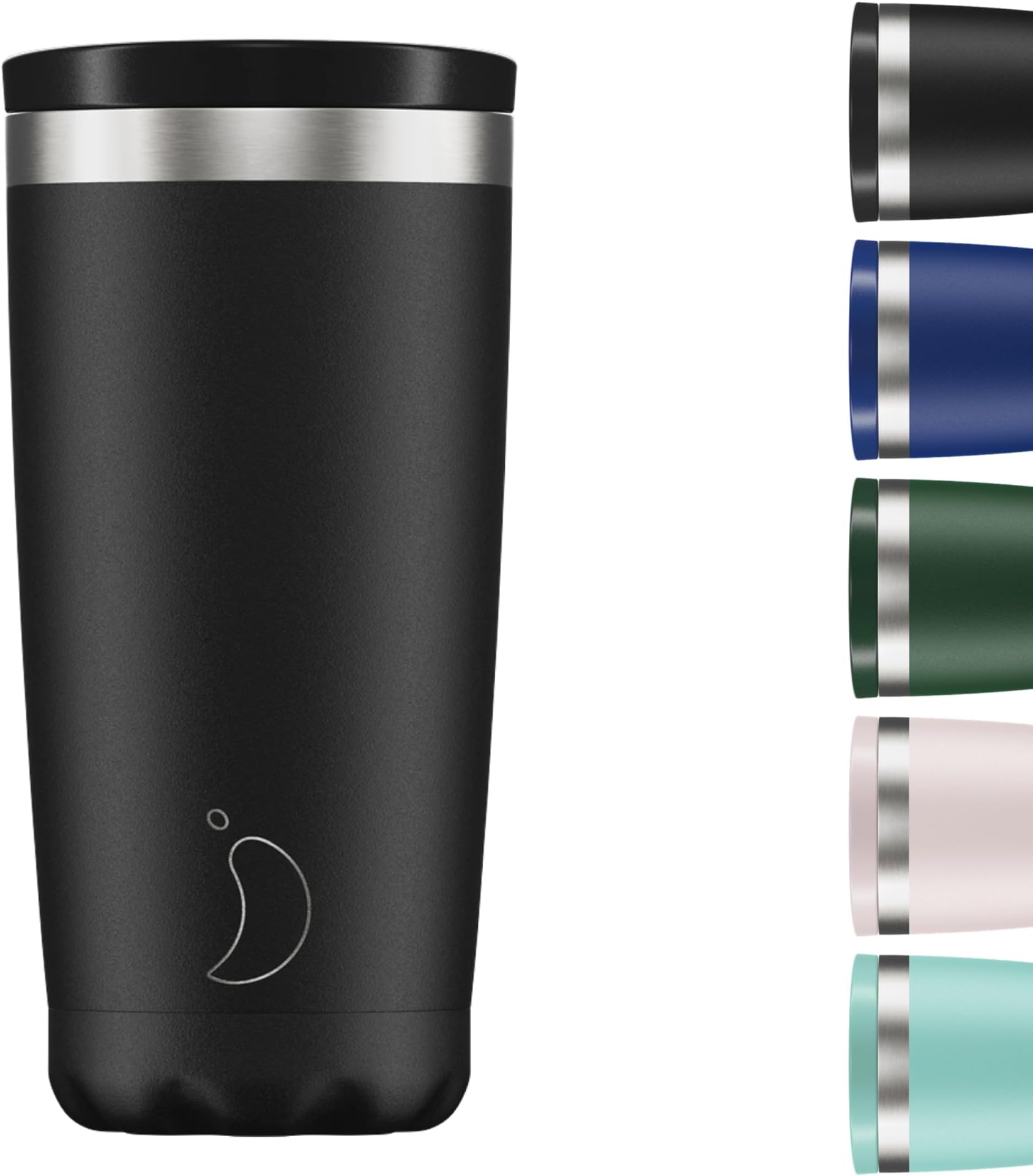 Chilly's Original Coffee Cup - Thermal Travel Mug for Cold & Hot Drinks ...