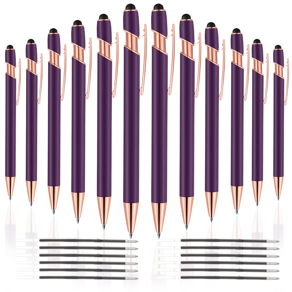 Amazon.com: FIRCRE 12 PCS 2 in 1 Stylus Ballpoint Pens Pen with Stylus ...
