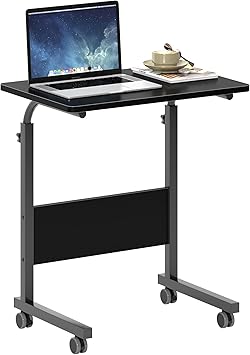 SogesHome 23.6 inches Adjustable Standing Desk Mobile Bed Table ...