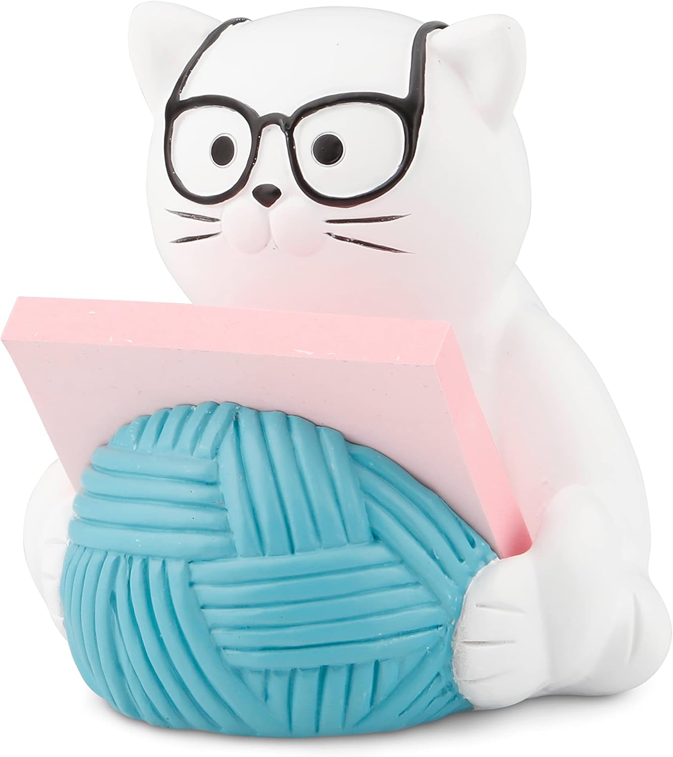 Amazon.com : Chapman and Grand Kitty Cat Sticky Note Holder (Glasses ...