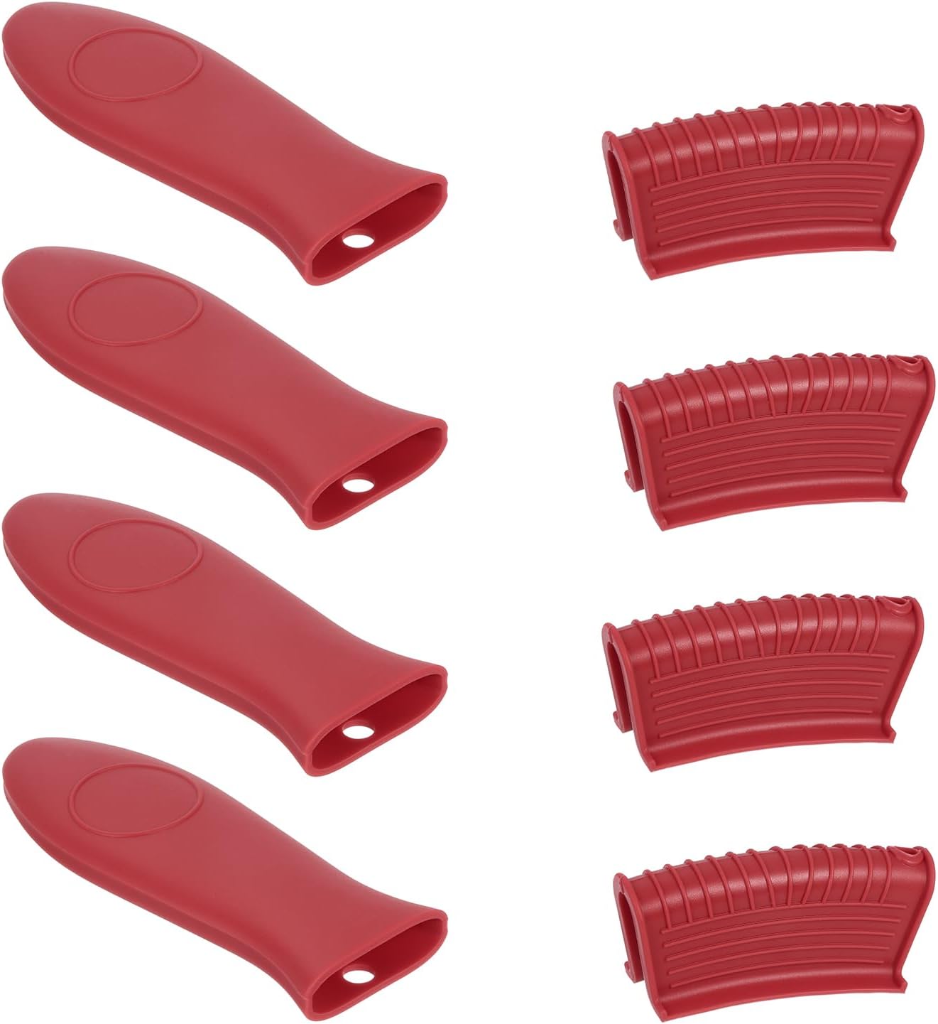 Amazon.com: uxcell 8pcs Cast Iron Skillet Handle Covers, Silicone Hot ...