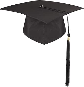 Students Graduation Hat with Tassels Unisex Adult Bachelor Cap ...