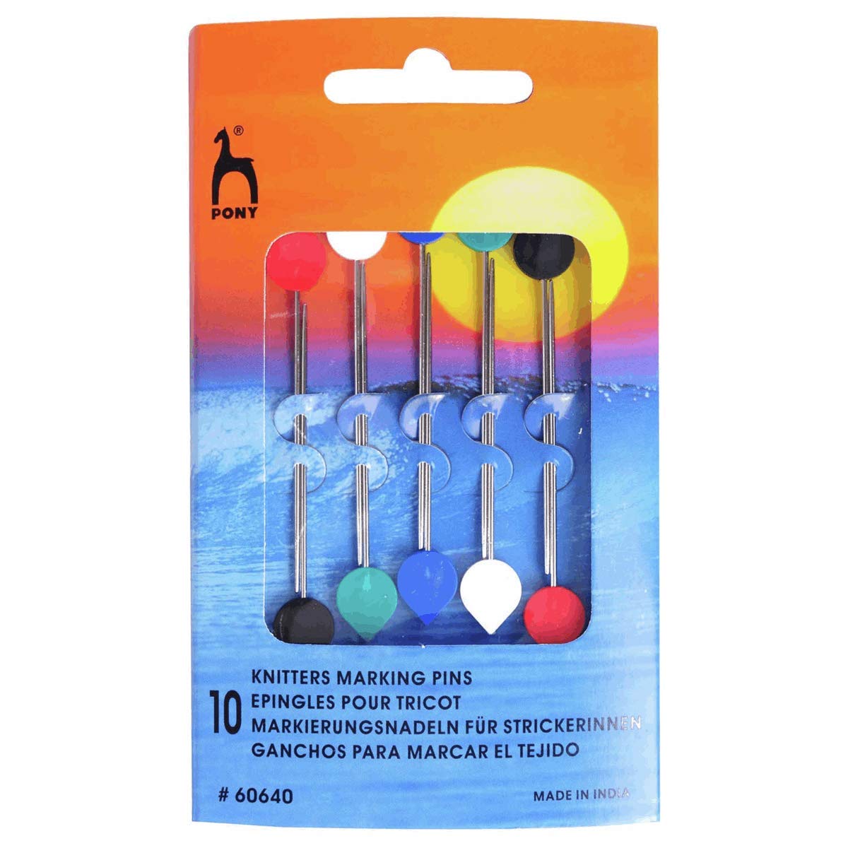 Pony Marking Pins, Alloy Steel, Multi-Colour, 8 x 2.8 x 13 cm : Amazon ...