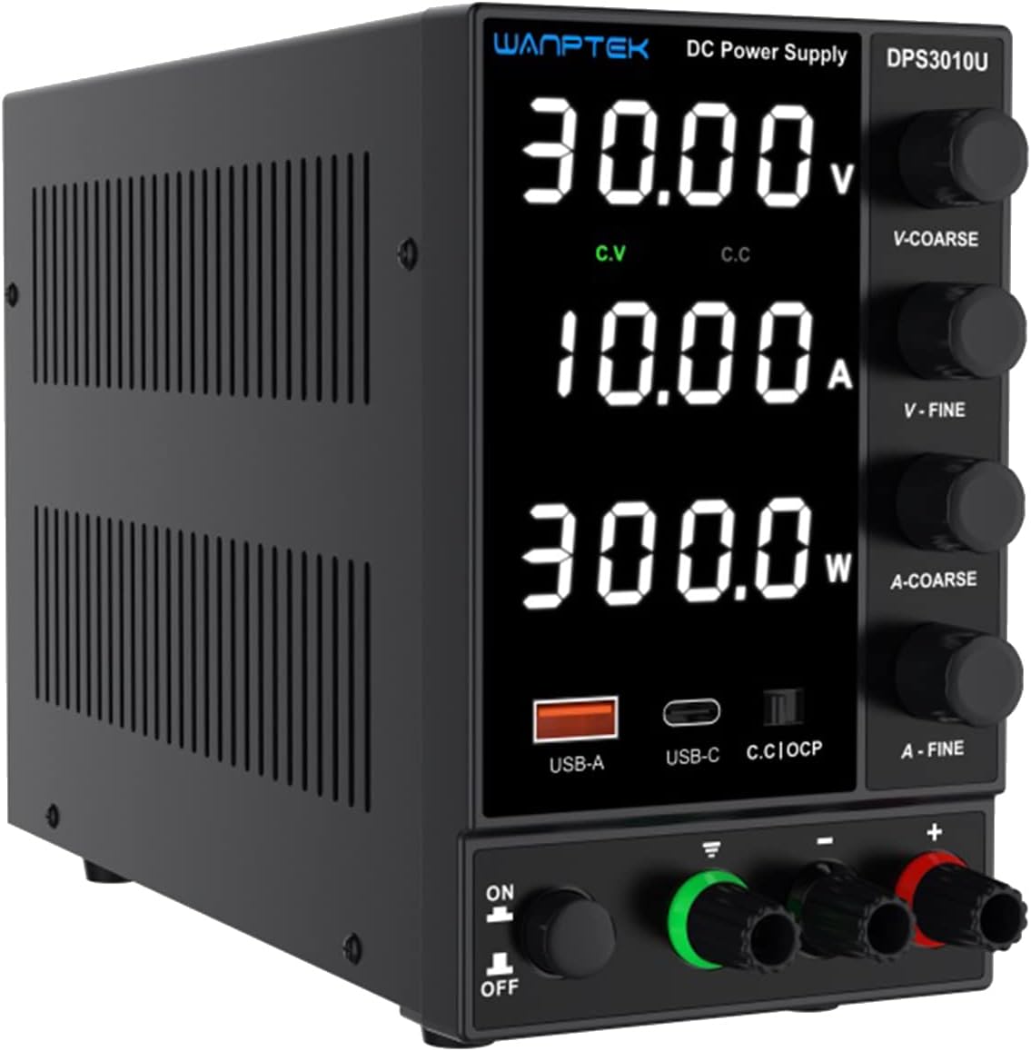 Fuente de alimentación CC variable de 30 V 5 A, Hyelec Fuente de ...