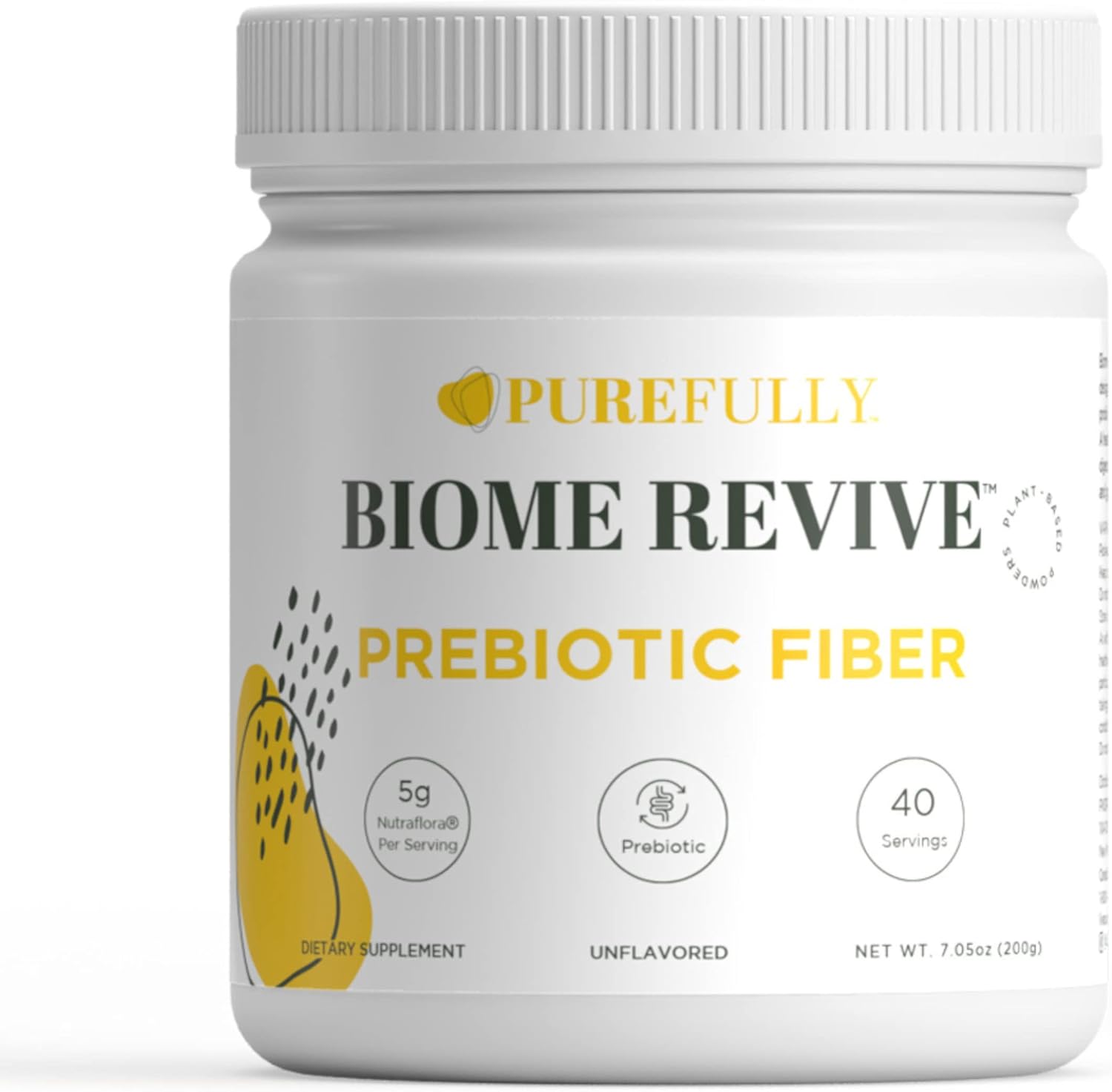 Amazon.com: PUREFULLY Biome Revive Unflavored Prebiotic Fiber Powder ...