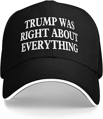 Amazon.com: CHEYUAN Trump was Right About Everything Hat Trump was ...