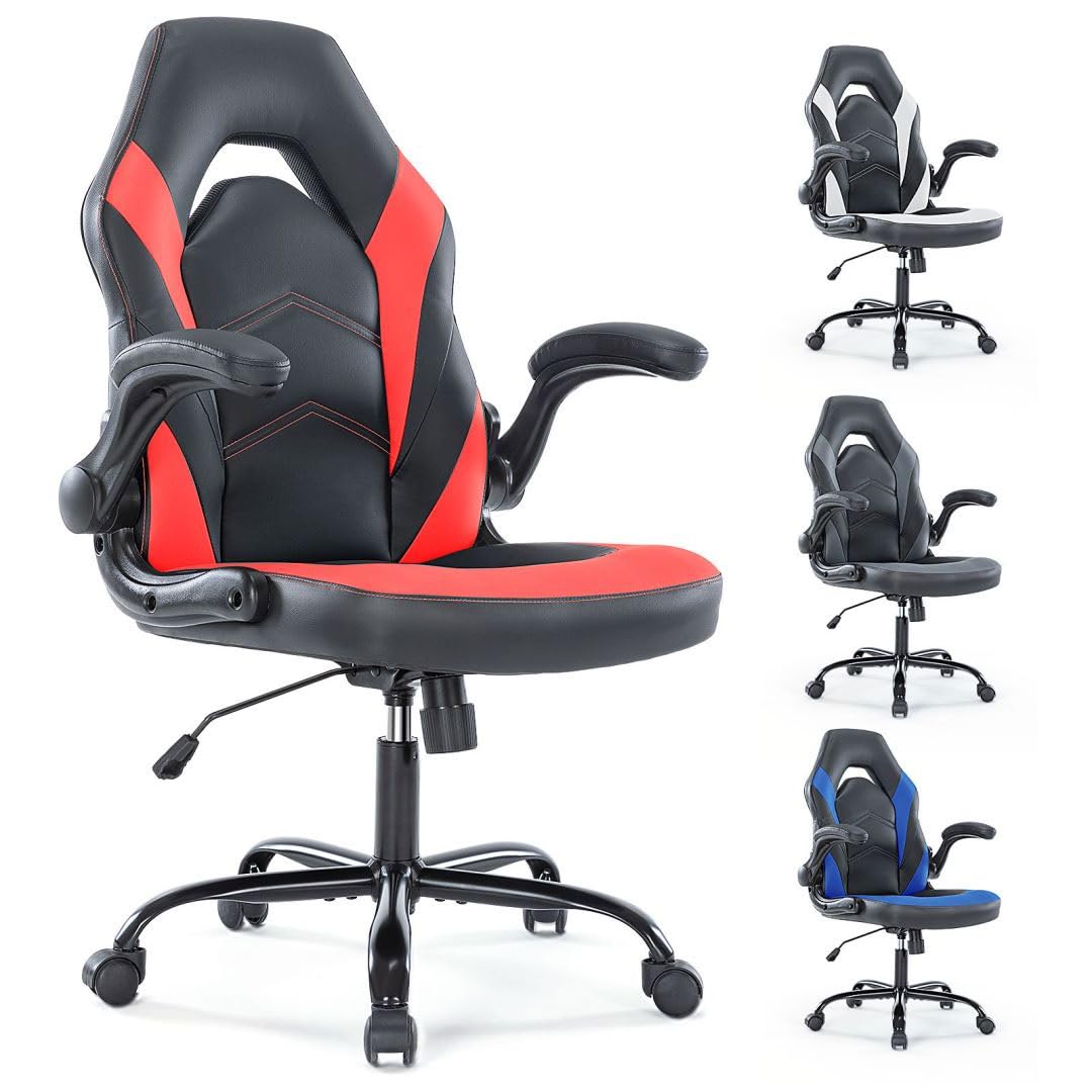 Amazon.com: Heavy Duty Gaming Chair Ergonomic Gamer for Home Office ...