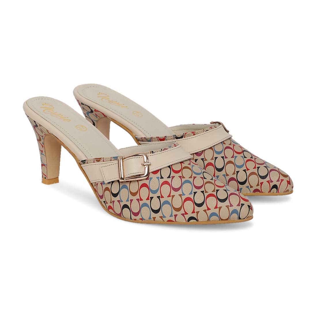 Nupie Half Closed Shoe Beige : Amazon.in: Shoes & Handbags