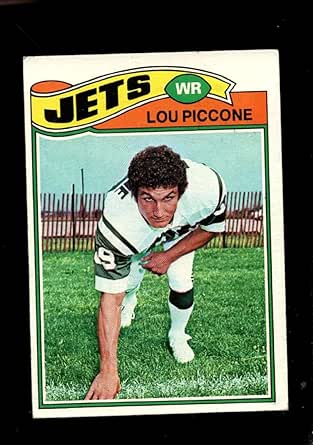 Amazon.com: 1977 TOPPS #333 LOU PICCONE VGEX NY JETS : Everything Else
