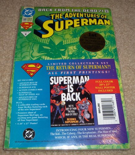 Amazon.com: Limited Collector's Set The Return Of Superman DC Comics ...