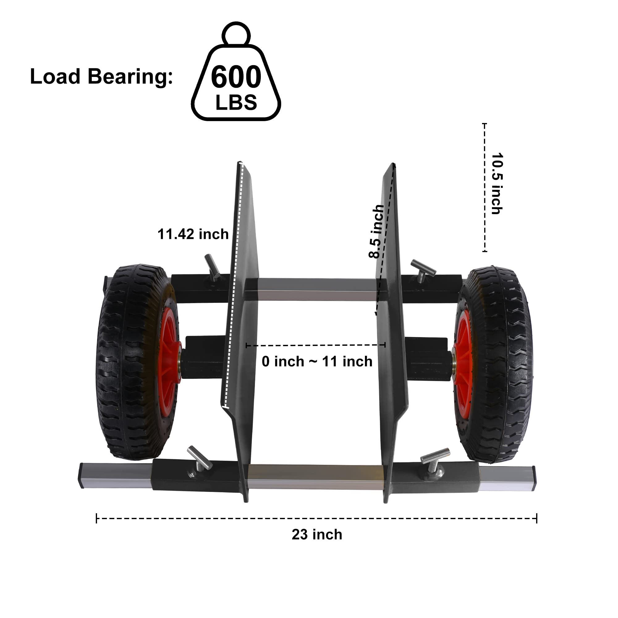 Snapklik.com : Heavy Duty Panel Dolly, Adjustable Door Dollys