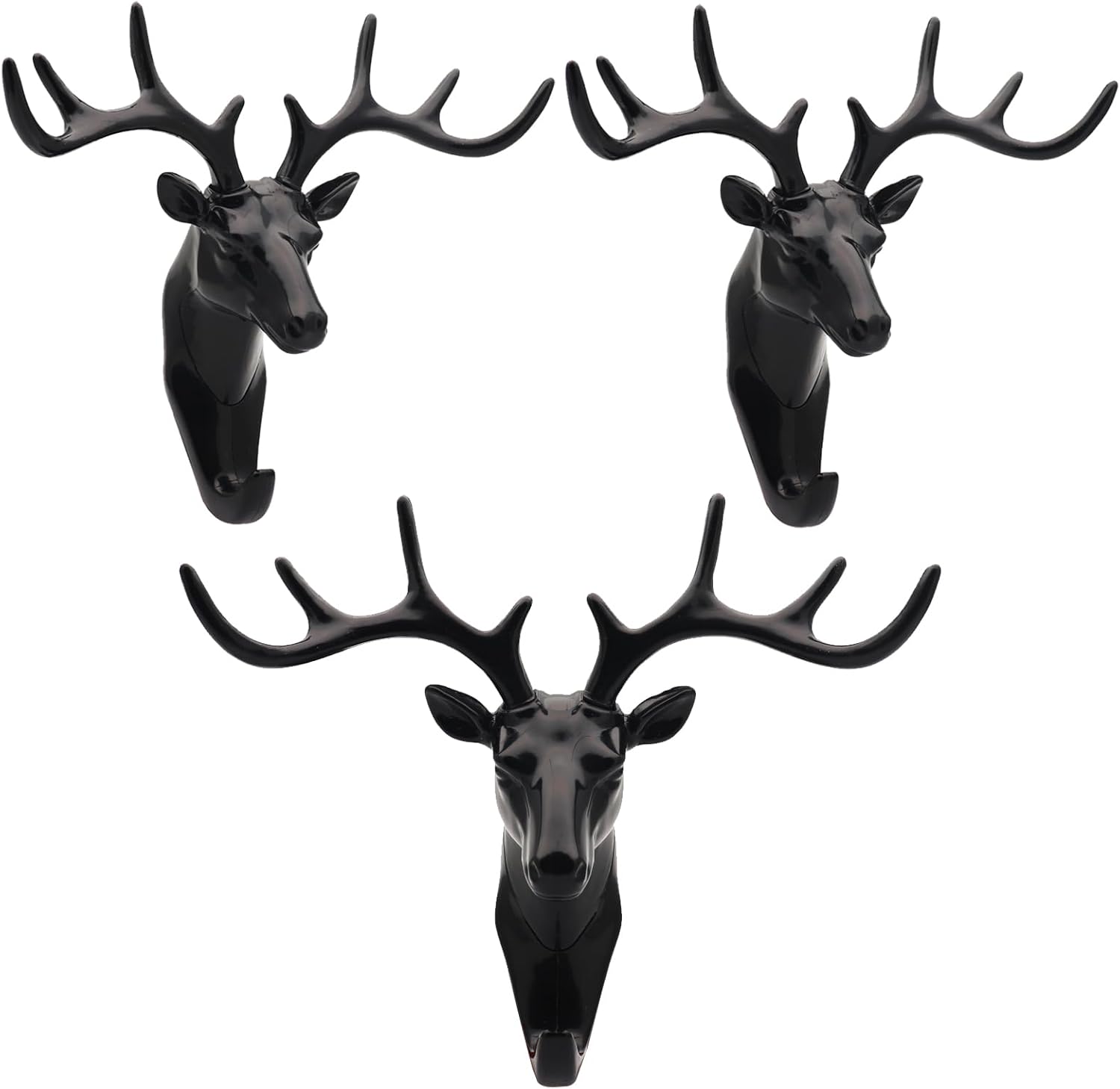 Amazon.com: Cangder 3Pcs Deer Wall Hooks Antlers Wall Hooks/Hanger ...