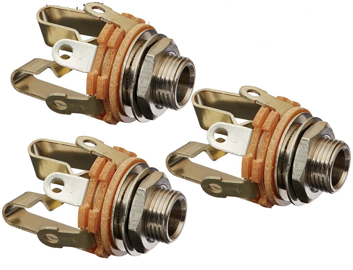 Amazon.com: Switchcraft Type 12B (Pack of 3) Stereo 3-Conductor Input ...