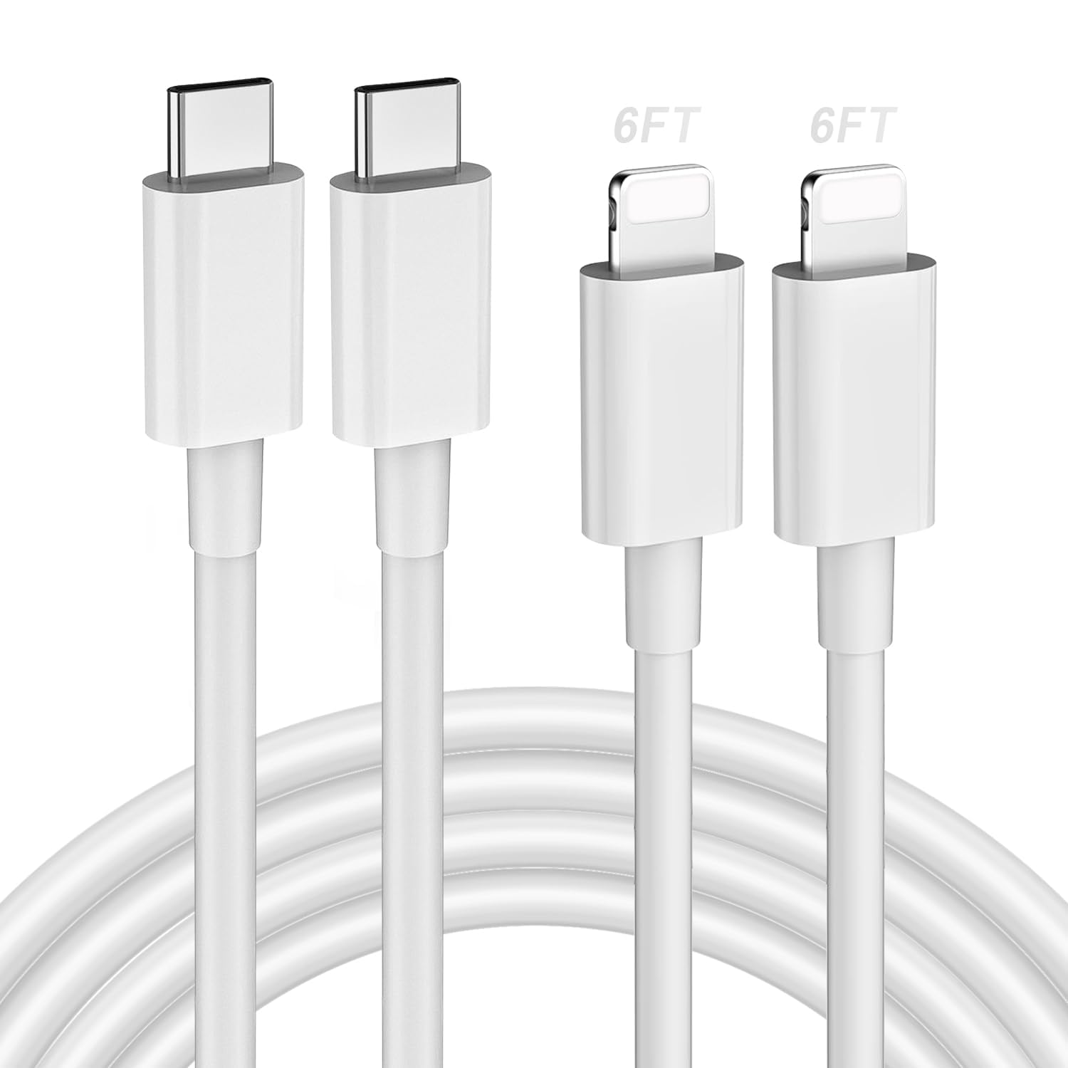 Cable para iPhone USB C a Conector Rápido, 2 Pack, Certificado Alta ...