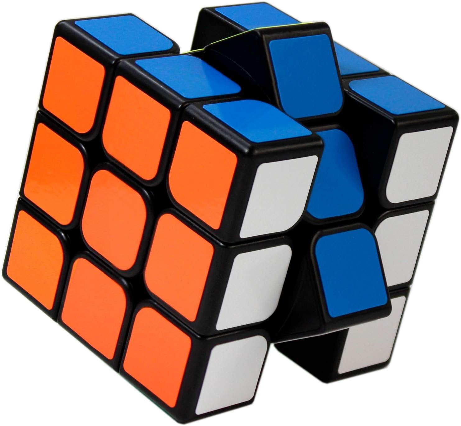 OJIN 3×3 Puzzle Black Smooth Brain Teaser Cube Twist IQ Toys PVC ...