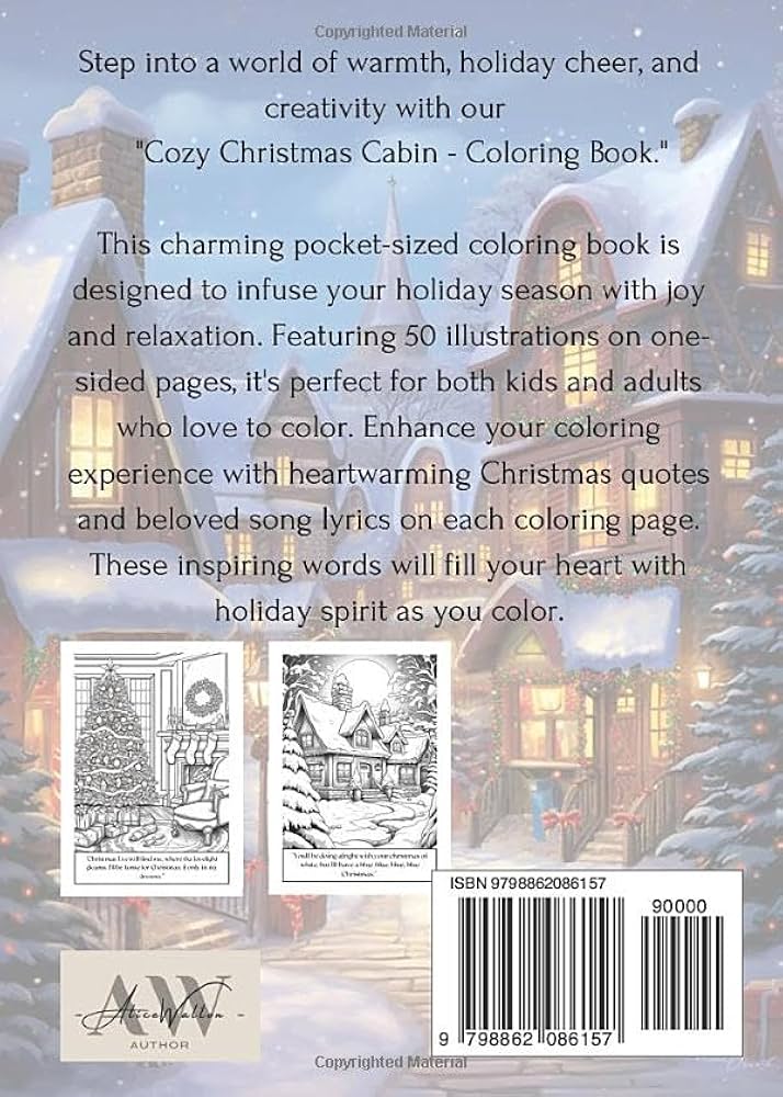 cabin coloring pages for kids
