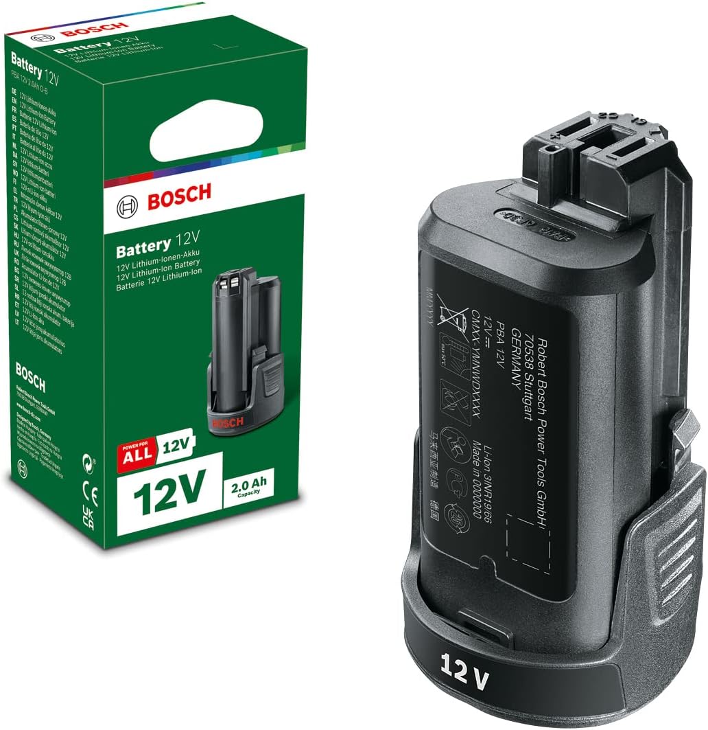 Bosch Home and Garden 12V 2.5 Ah Lithium-Ion Battery (Compatible for ...